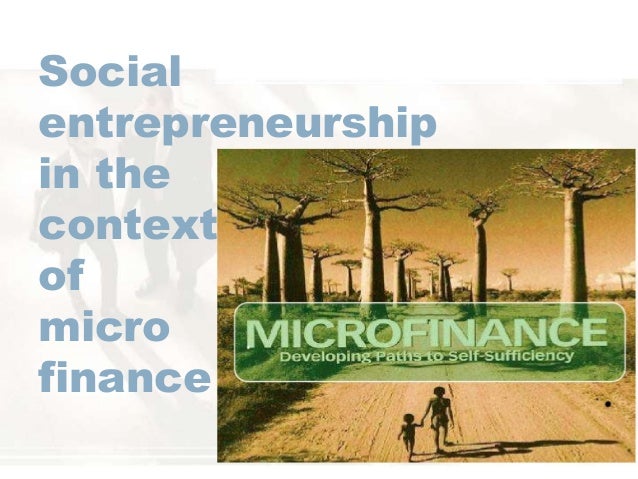 Empowering Communities through Microfinance and Social Entrepreneurship ...