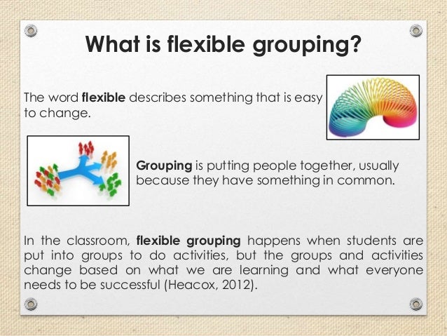 “Personalized Learning Made Possible: The Benefits of Flexible Grouping ...