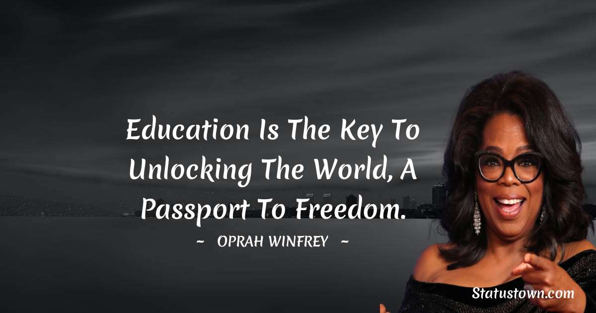 Oprah Winfrey: Empowering Through Education – Alternative Amie